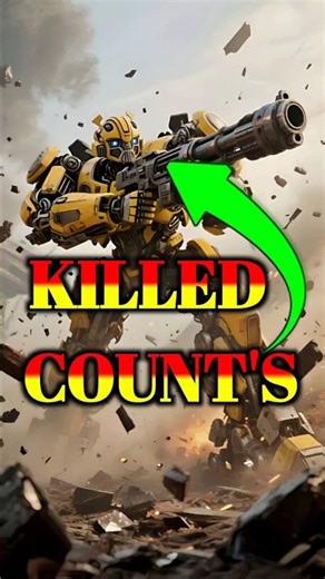 "Killed Count's Of Transformers Bumblebee!? #transformerfacts #shorts #bumblebee