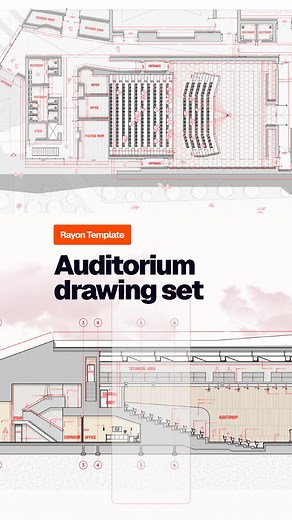 Rayon.design on Instagram: "Creating an Auditorium drawing for your project? Use this template made with @rayon.design. 👉Comment' Section' to get the link! Architecture or interior design student? Sign in with your academic email and get a Free student account 👉 www.rayon.design. #interiordesignsoftware #architecturestudent #interiordesigner #archisoftware #architips #architectureportfolio #architecturetutorial"