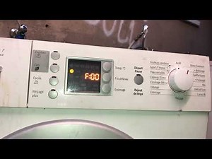 Comment réinitialiser lave linge Bosch f:00 #réinitialiser #lavelingebosch #tutorial