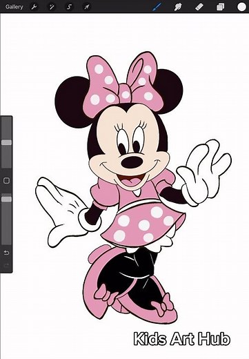 How to Draw Minnie Mouse | Disney