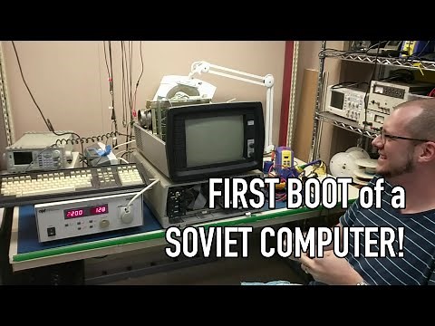 Testing and First Boot of a Soviet PDP-11 Clone Computer