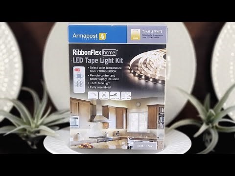 Installing Armacost Lighting LED Lights In A China Hutch