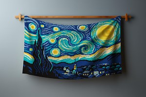 Starry Night Crochet Blanket Pattern: Tapestry PDF (digital Download) - Etsy