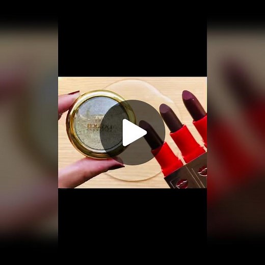 Mixing 3 Lipstick Into Clear Slime#foryou#asmrsounds#asmr#viral#viralvideo#satisfyingsounds#foryoupage