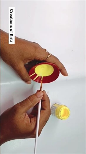 Simple diya decoration idea | diya decoration with colour | diya painting idea | diya decoration