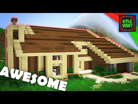 Minecraft | Awesome Medium (30x25) Survival House Tutorial!