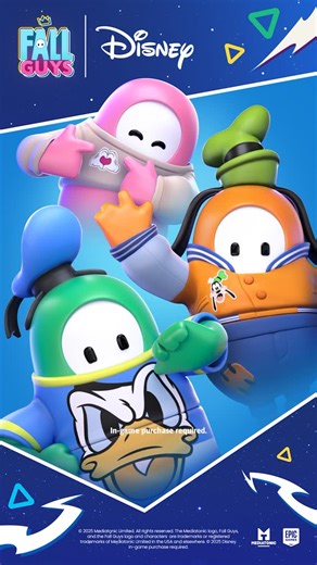 Disney on Instagram: "Donald and Goofy–themed pieces and other Disney-inspired wearables have arrived in the Fall Guys store!"