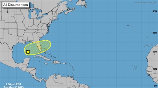 National Hurricane Center tracking system in Gulf of Mexico expected to move across Florida