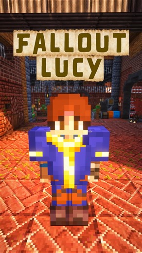 Minecraft: Fallout Lucy Armor Trim #minecraft #shorts