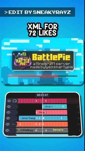 Minecraft Server joining animation #editing #animation