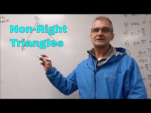 How To Solve Non-Right Triangles with the Law of Sines or Law of Cosines