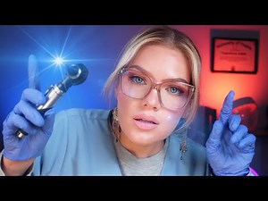 ASMR Multilingual Ear Exam 👂Ear to Ear Otoscope Inspection, Up Close Whispers, Sleep-Focused Care