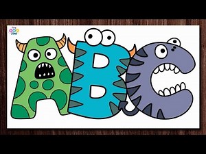 ABC Monster Art for Kids!