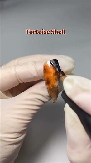 How to Master Stunning Tortoise Shell Nails in Minutes! 🐢💅#tortoise #tortoisenails #madamglam