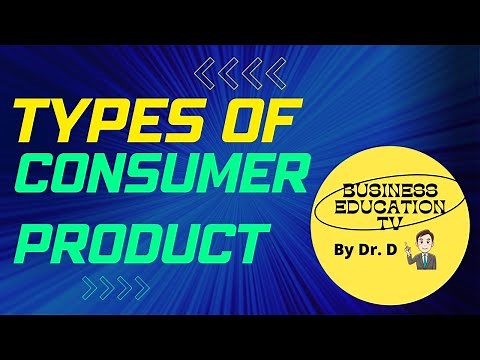 Types of Consumer Product