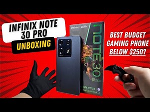 Infinix Note 30 Pro Unboxing, Speaker & Gaming Test - How good is this phone? 🤔 (ASMR)