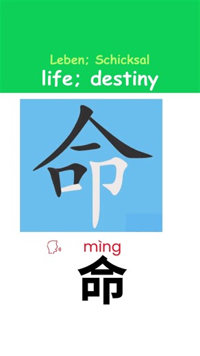 Chinese Writing: “life | Leben ”Step by Step #ChineseWriting #ChineseCalligraphy #UsefulChinese