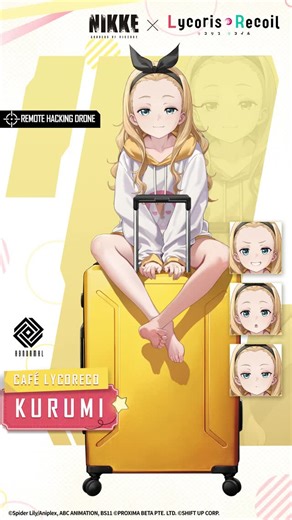 GODDESS OF VICTORY: NIKKE on Instagram: "【Collaboration Character Introduction】 Kurumi ✔️ Manufacturer: Abnormal ✔️ Affiliation: Café LycoReco ✔️ Weapon: AR: Remote Hacking Drone She has been hiding in Café LycoReco to evade those who are pursuing her. HD Ver 🔗: https://youtube.com/shorts/g_sUUjDuCpE?feature=share #NIKKE #NIKKEKurumi #LycoReco #NIKKExLycoris"