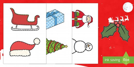 Christmas Threading Cut Outs