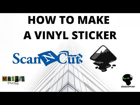 How to make a sticker in Inkscape and Brother Canvas Workspace!