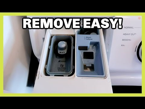 How to Remove Samsung Detergent Drawer for Easy Cleaning | Washer Dispenser Door Removal |