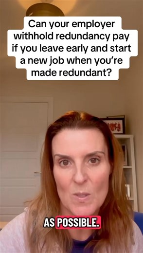 🗣️ Can your employer withhold redundancy pay, if you leave early and start a new job when you're made redundant? #CUBEHR #hr #redundancy #newjob #paidoff #hradvice | CUBE HR