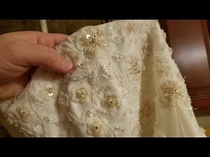 I washed my wedding dress in the washing machine!