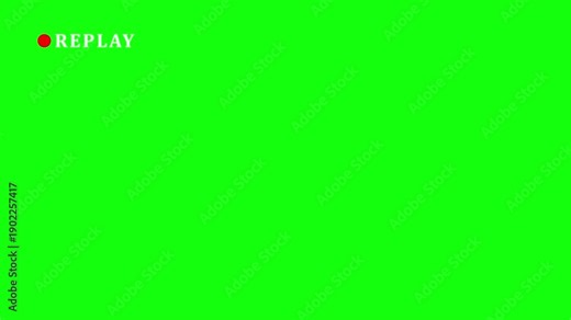 Video camera replay screen animation on a white screen background in HD. Ideal for video editing, cinematic overlays, Vertical VHS Replay Overlay on Alpha channel. 4K Video animation