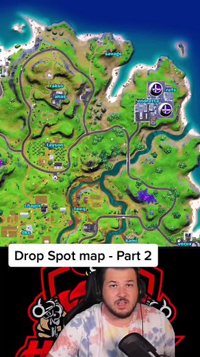 Fortnite FNCS Drop Spot Map Guide