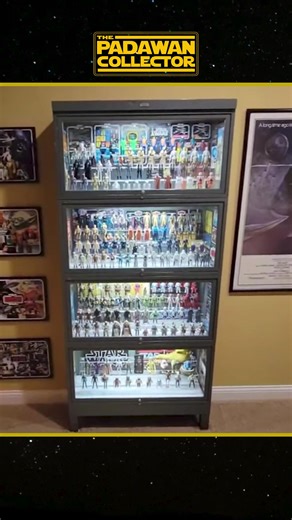 One of the best display cases for your vintage toys. #displays #displaycase #actionfigures