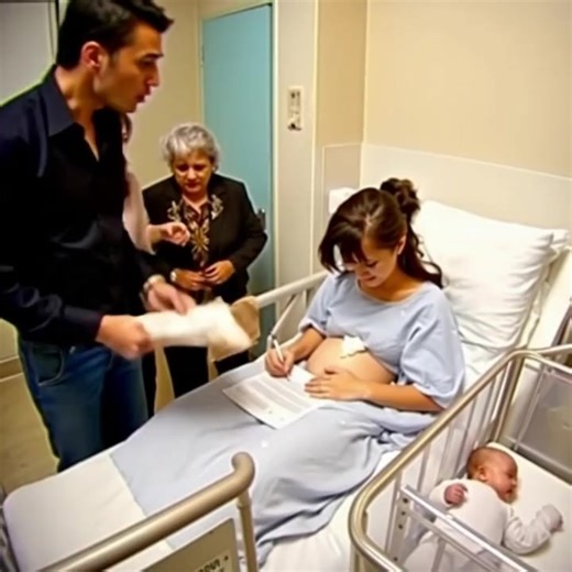 I had barely stopped shaking from labor when my husband walked into my hospital room with another woman hanging on his arm like she already belonged there. His mother followed, pressed an envelope into his hand, and whispered, “Do it now before she realizes what’s happening,” like I was asleep instead of just too weak to lift my head. He didn’t look at our newborn daughter in the bassinet. He looked at me like I was a problem to solve. Then he laid a stack of papers across my stomach, right over