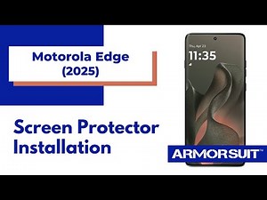 Motorola Edge (2025) Screen Protector Installation by ArmorSuit