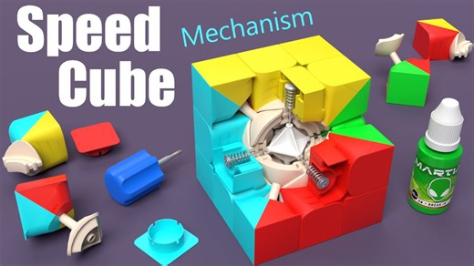 How does a speed cube work? (Fast Rubik's Cube)