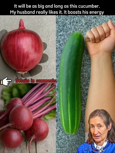 4.5K views · 39 reactions | It will be as big and long as this cucumber. My husband really likes it. It boosts his energy and keeps him going strong all night long. ⤵️ Recipe in first (c.o.m.m.e.n.t). ⤵ | Clean Life Hacks | Facebook