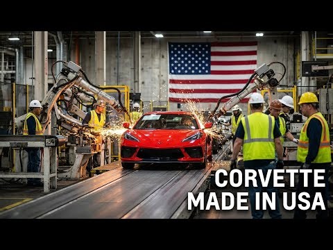 How Chevrolet Builds the Corvette C8 | USA Assembly Line