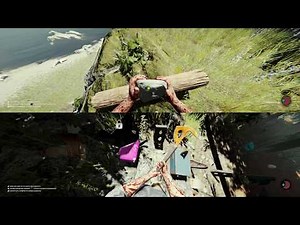 The Forest split screen PC mod coop Играть вдвоем на одном ПК