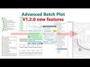 Advanced Batch Plot for AutoCAD® - V1.2.0 new features