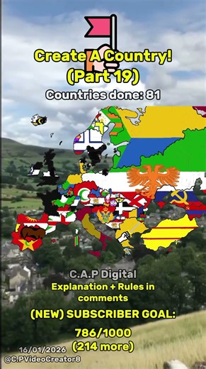 Create A Country! (Part 19) #short #shorts #map #mapper #mapping #europe #geography