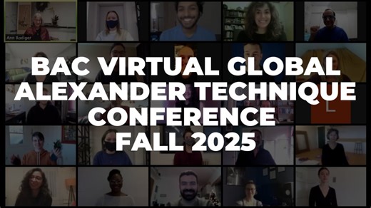 BAC's Virtual Global Alexander Technique Conference Fall 2025