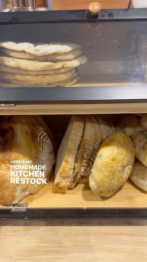 5.9K views · 40K reactions | Let me know if you want any recipes ‍ Coming next week: ginger powder, veggie broth, crutons, & more! {all things I didnt get to this weekend} #Homemade #HomemadeKitchenRestock #PlasticFree #KitchenRestock #Restock #LowWaste #ZeroWaste #Sustainable #Eco #Ecofriendly #Food #Recipes #Sourdough #SourdoughBread #SourdoughStarter #SourdoughDiscard #SourdoughPita #sourdoughbagels | Living Planet Friendly | Facebook