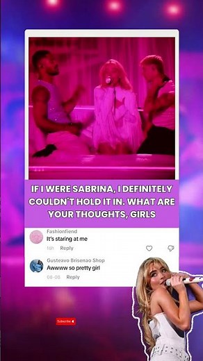 Sabrina with her "dancers" #sabrinacarpentertour #sabrinacarpenter