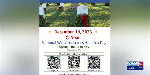 Wreaths Across America at Spring Hill Cemetery