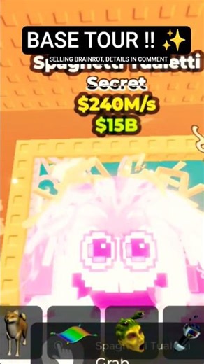 Base Tour !! #robloxmemes #roblox #stealabrainrot