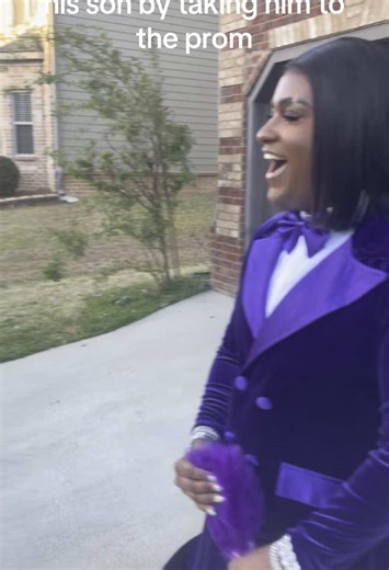 Father Surprises Son by Taking Him to Prom