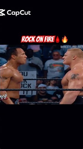 Never underestimate the rock✊☝🏻🔥 #wweshorts #shorts #rock #brocklesnar #trending
