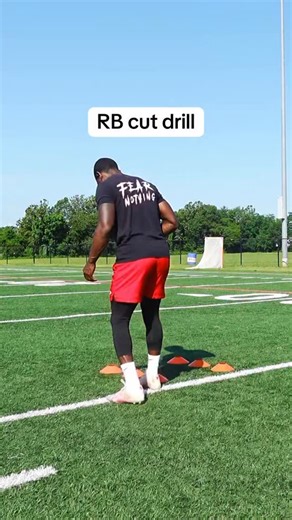 Jesse Cooper | This drill is for running backs working on body positioning when making cuts. Keeping the low athletic position helps you make sharper... | Instagram