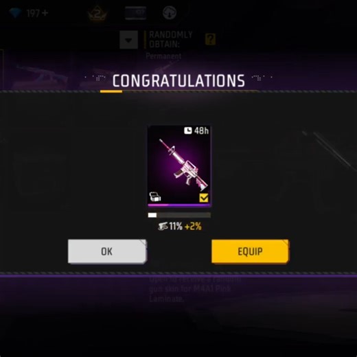 M4A1 GUN CREATES OPEN 😱 Sunil jod #freefire #shorts