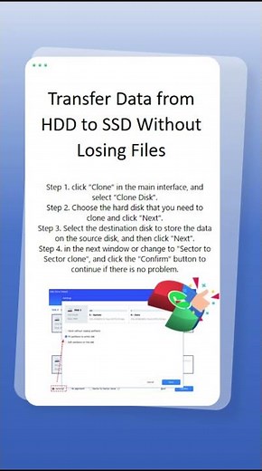 Transfer Data from HDD to SSD Without Losing Files