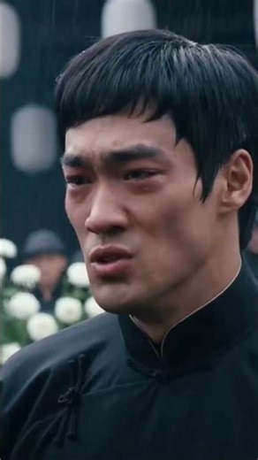 Bruce is crying at Sifu Funeral