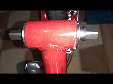 Installing a Shimano Cartridge Bottom Bracket BB-UN300 Caloi T-Type Part 01